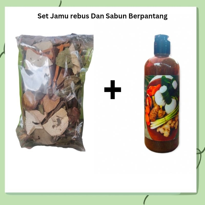 Set Jamu rebus Dan Sabun Herba berpantang | Shopee Malaysia