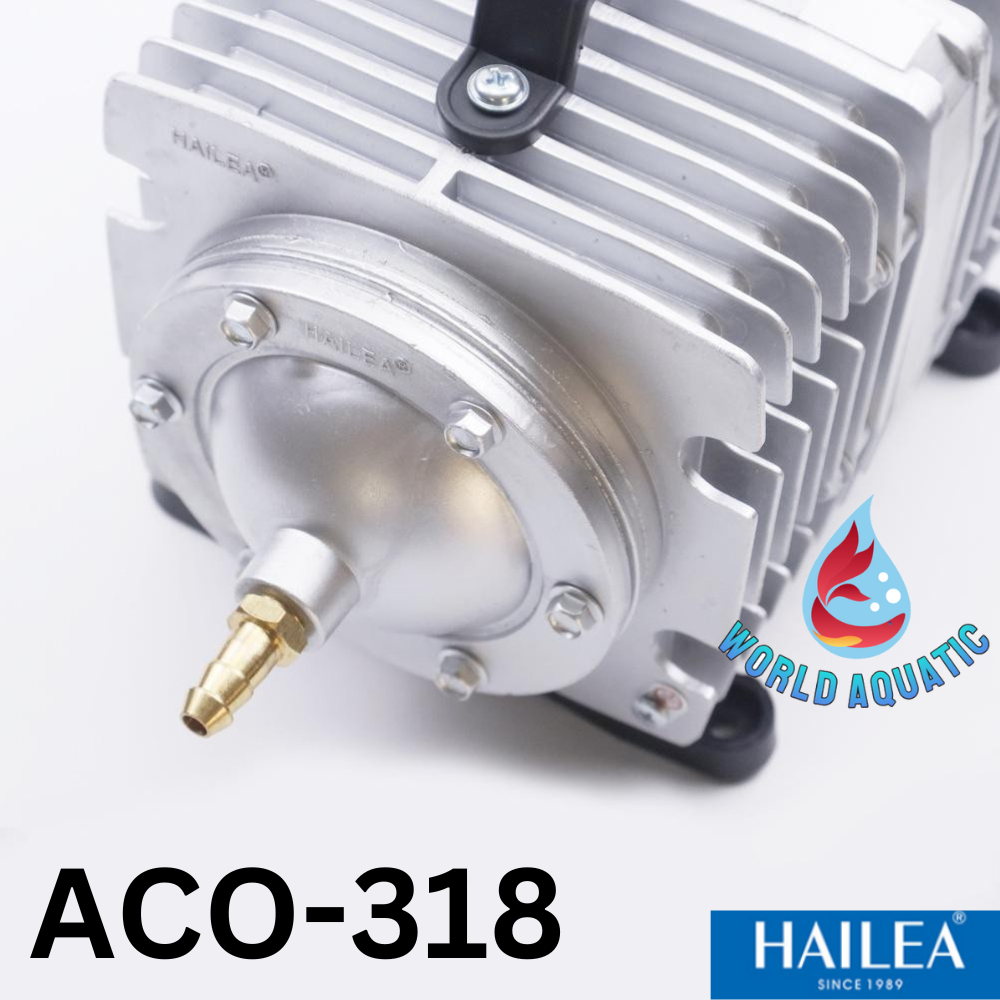 HAILEA Air pump ACO-208/308/318/328/388D Fish Tank High Flow AC Electromagnetic Air Compressor ...