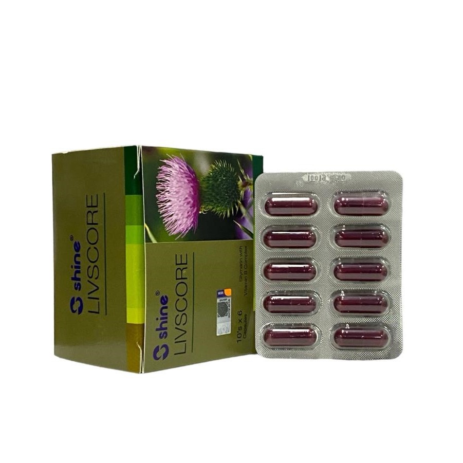 Shine Livscore Silymarin with Vitamin B Complex Capsules 60's/box [EXP ...