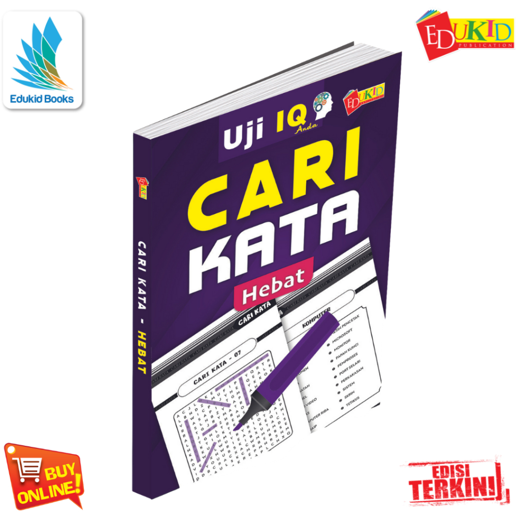 Uji Iq - Cari Kata Hebat - Book - Aktiviti - Bahasa - Melayu - Word ...