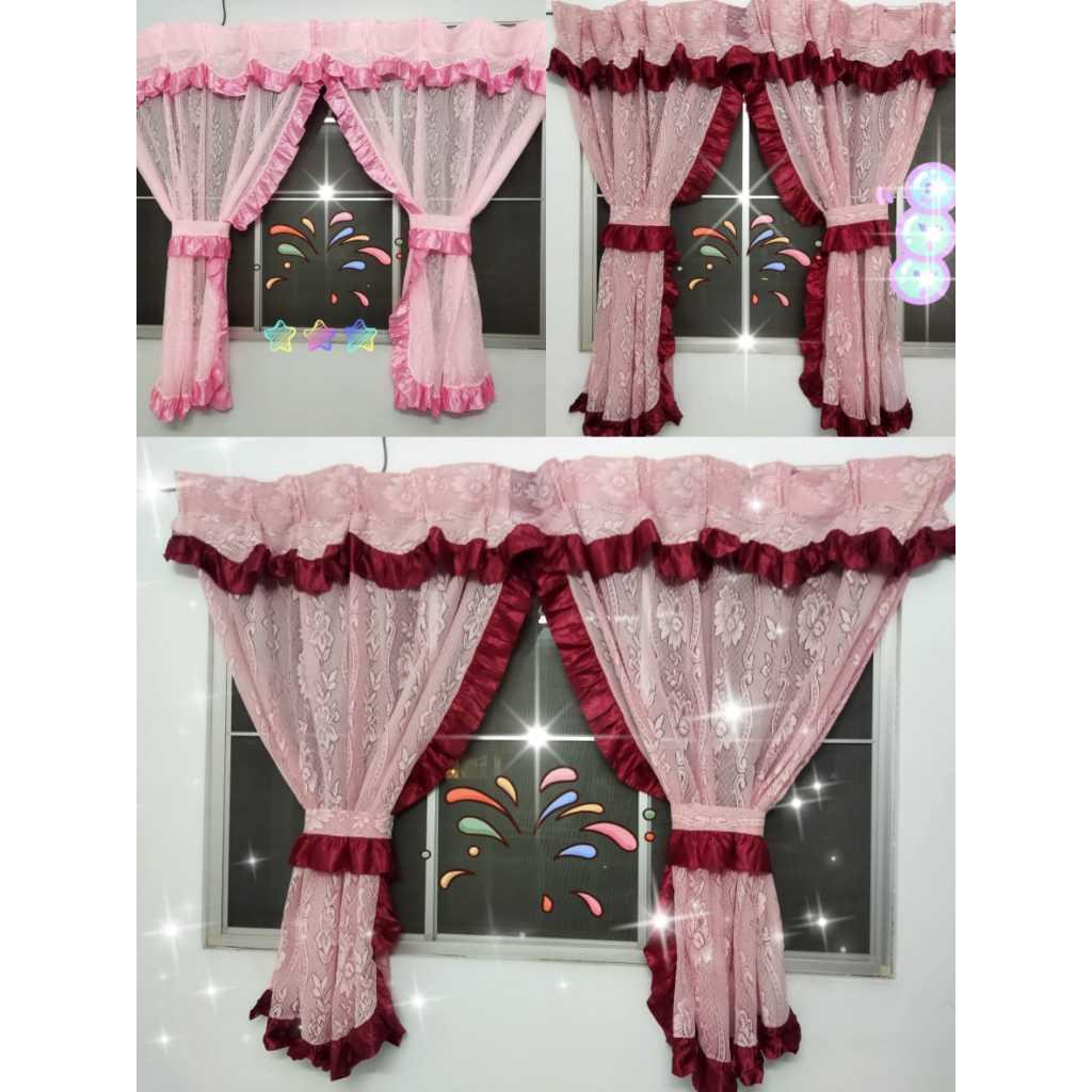 LANGSIR UNTUK TINGKAP 2 RUANG DAN 3 RUANG | Shopee Malaysia