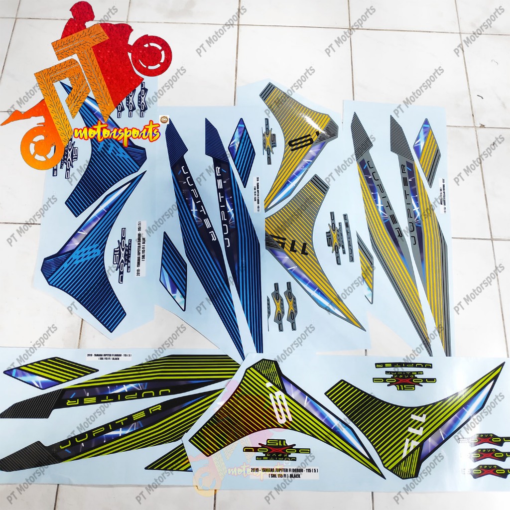 Lagenda 115 155Fi Fi SRL 115 115FI Stripe Doxou Exciter Stripe Sticker ...