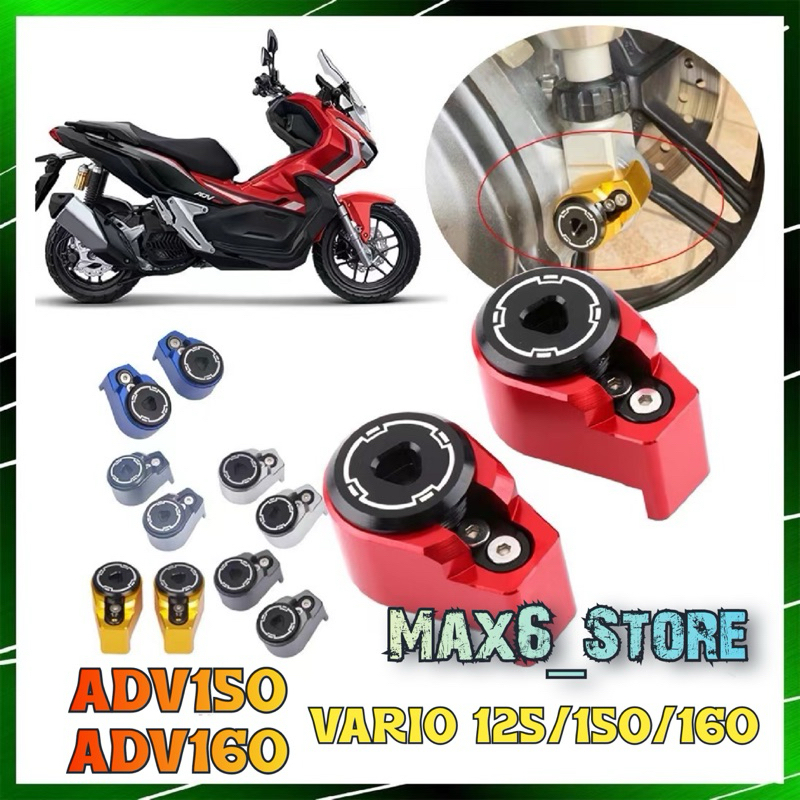 YAMAHA XMAX250 NMAX NVX155 HONDA ADV160 ADV150 PCX160 VARIO160 ABSORBER LOCK ANTI THIEF LOCK CNC ...
