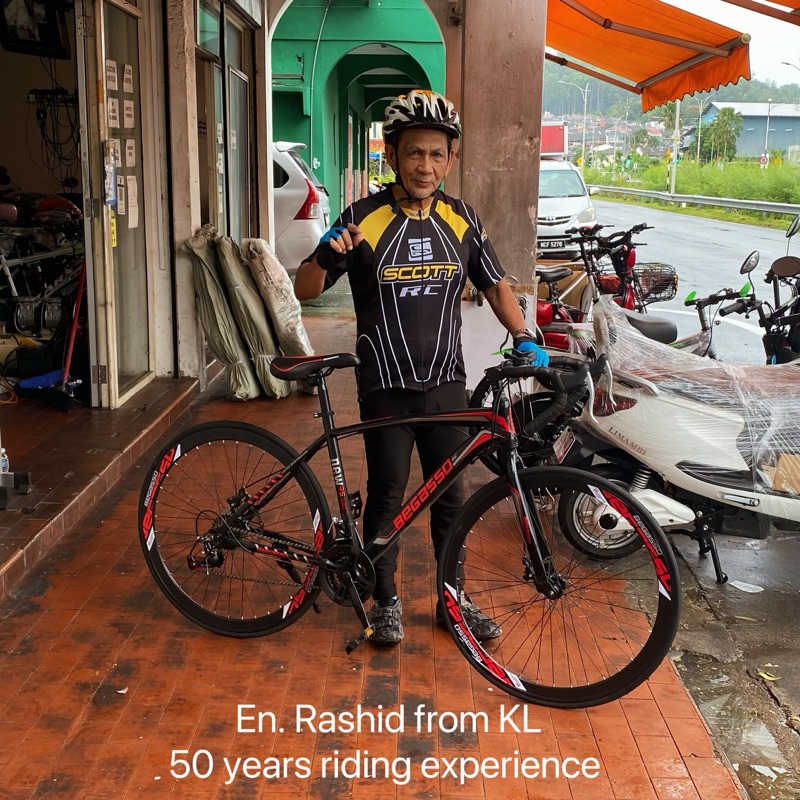 Begasso Road Bike Quick Release Wheel Shimano 27 inch 21 Speed Road ...