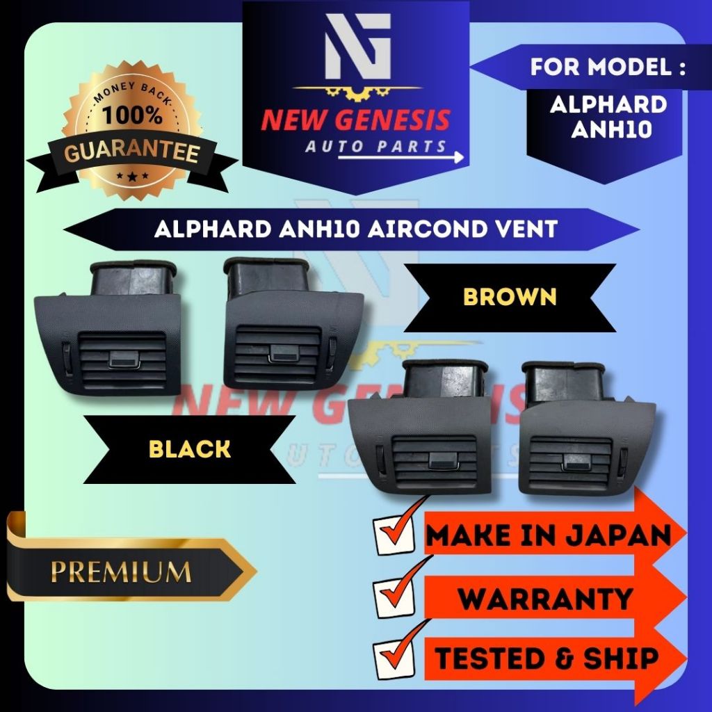 Toyota Alphard Aircond Vent (ANH10/MNH10) | Shopee Malaysia