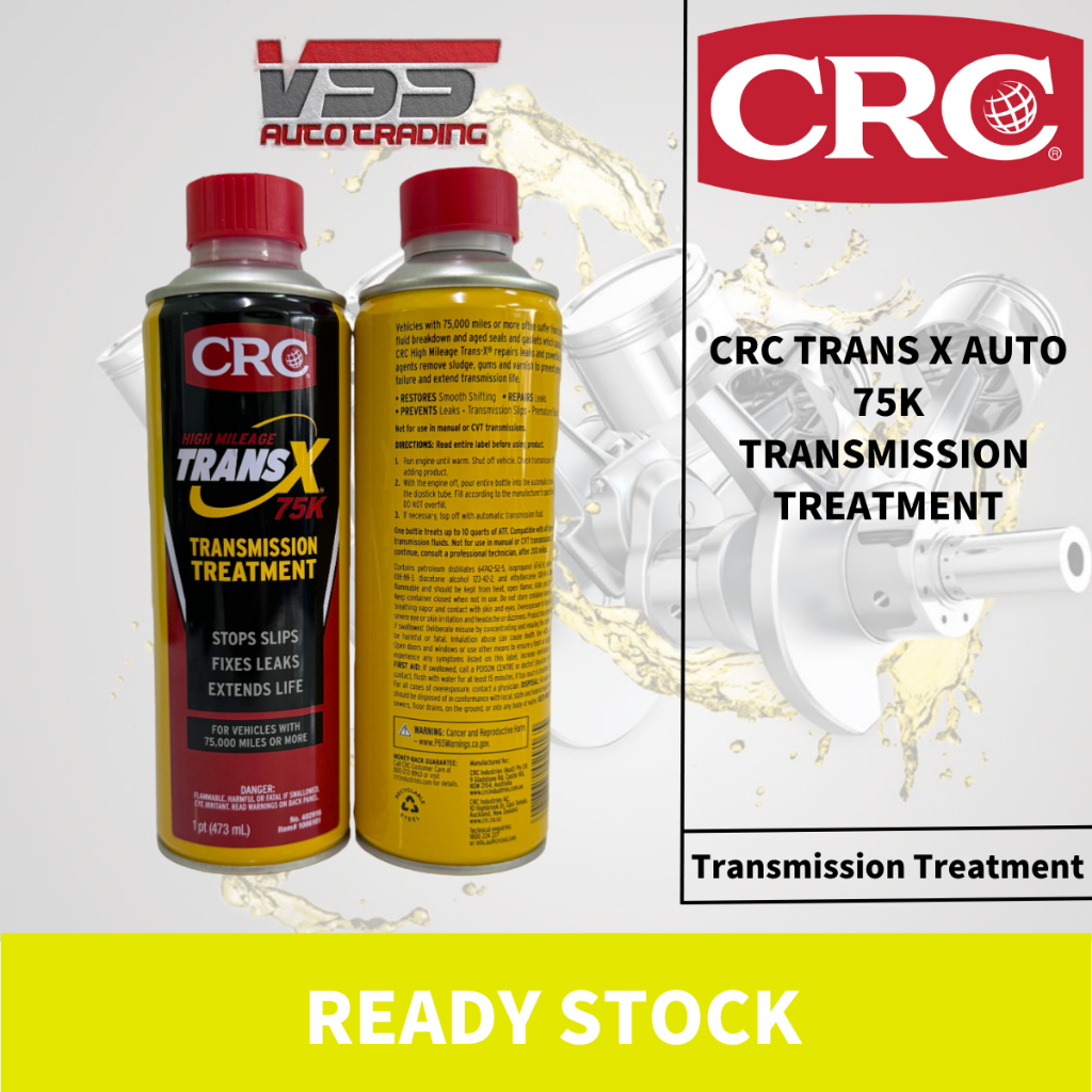 ORIGINAL CRC TRANS X K&W Trans-X Automatic Transmission Treatment 473ML ...