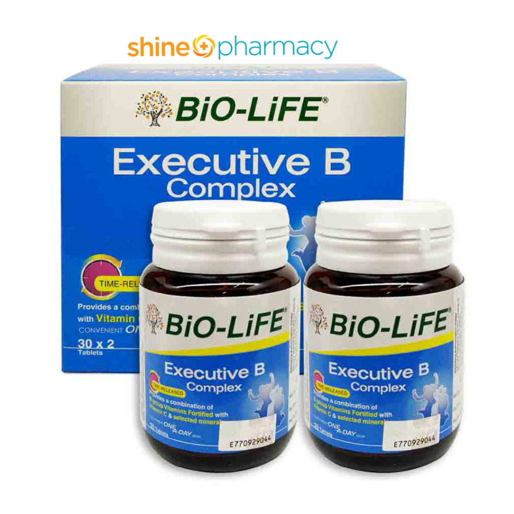 Bio-life Executive B Complex 2x30s [EXP: MAR 2026] | Shopee Malaysia