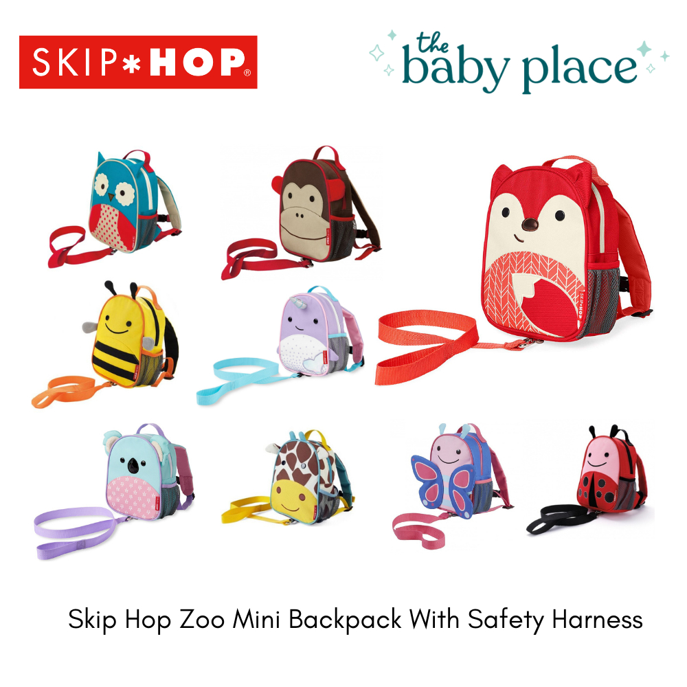 Skip Hop Mini Backpack With Safety Harness | Shopee Malaysia