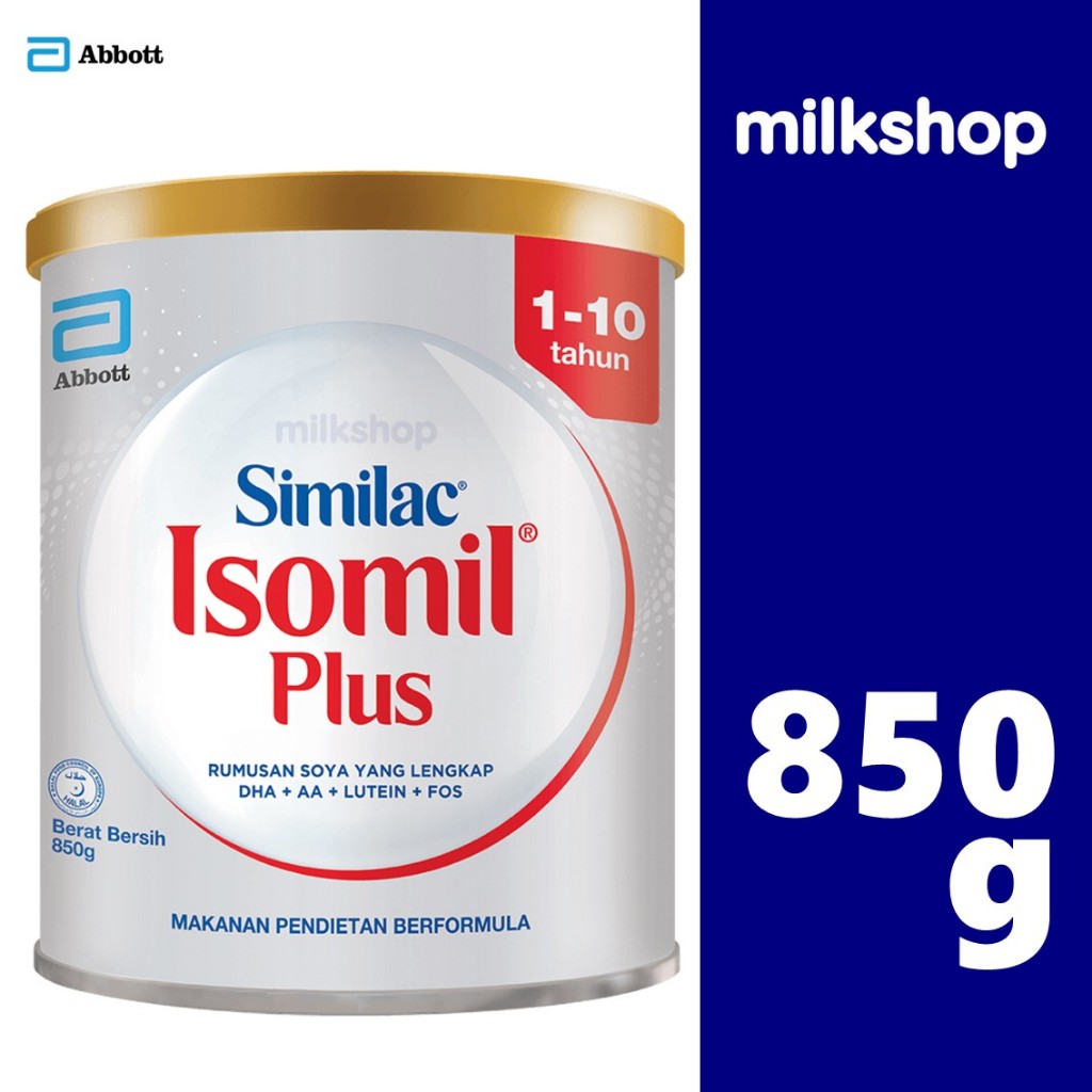 Similac Isomil Plus 850g | 1-10 tahun years Soy based Lactose Free cow ...