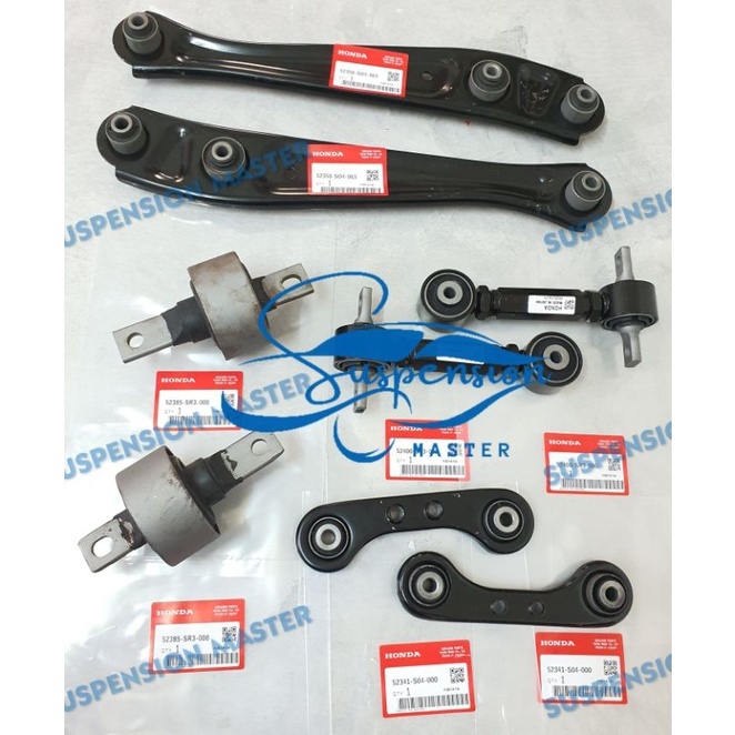 HONDA-1 SET 8PCS -REAR LOWER ARM/REAR UPPER ARM ADJUSTABLE/REAR ...