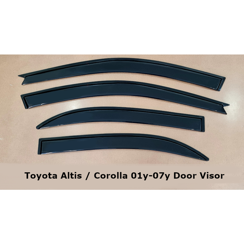 Toyota Altis / Corolla 2001 2002 2003 2004 2005 2006 2007 Door Visor ...
