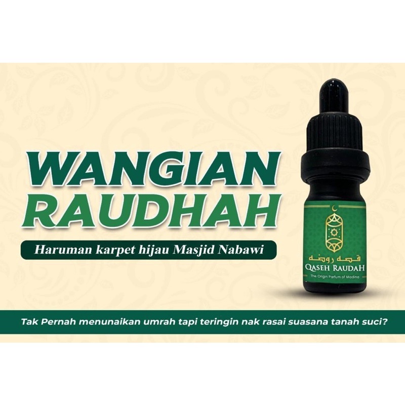 Wangian Raudah – Wangian Seperti Karpet Hijau Masjid Nabawi | Shopee ...
