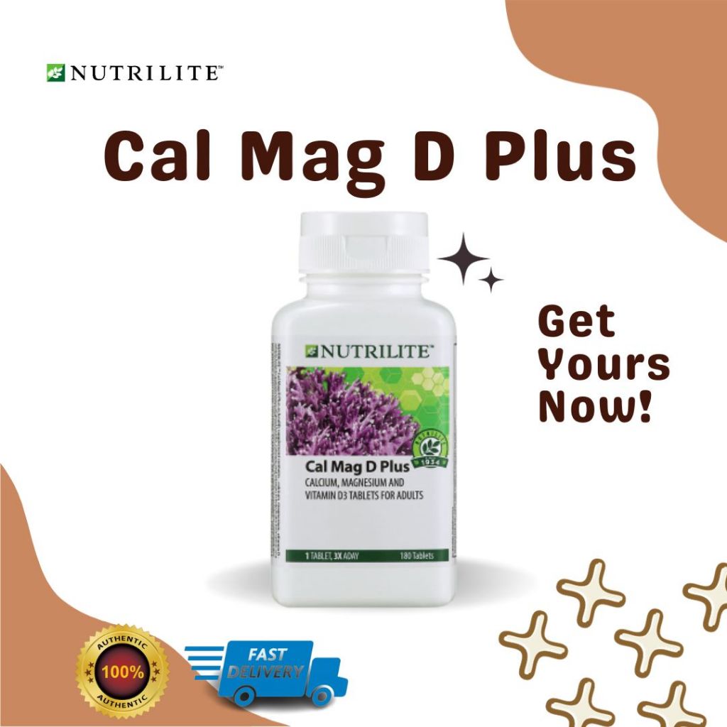 【Ready stock】NUTRILITE Cal Mag D Plus (180 tab) | Shopee Malaysia