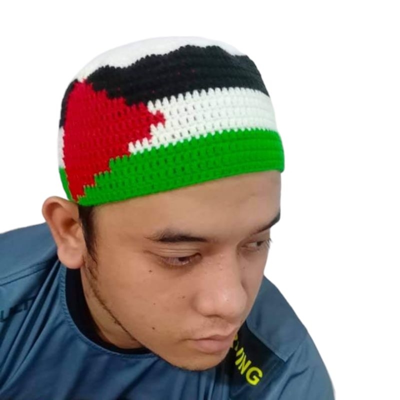 Kopiah Kait Palestine 100% Original Handmade (Official by Cinta Hati ...
