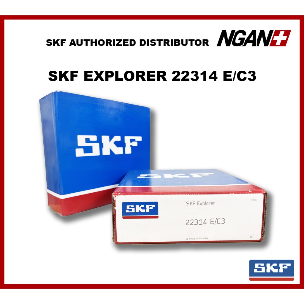 SKF Explorer 22314 E/C3 Spherical Roller Bearing (70mmx150mmx51mm ...