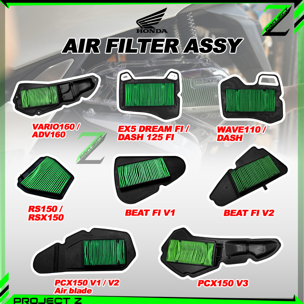 AIR FILTER AIR CLEANER ADV160 VARIO160 PCX150 V1 V3 ADV150 EX5 DREAM FI ...