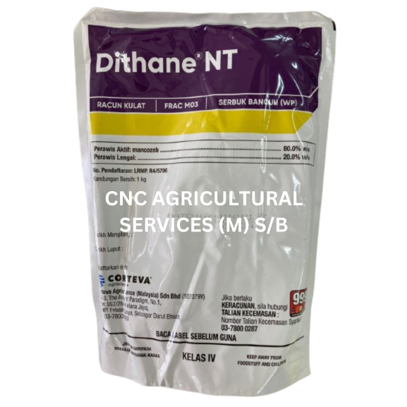 Dithane NT 1KG Dow Mancozeb 80.0% Racun Kulat Pencegahan Fungicides Bintik Daun Hawar Chili ...