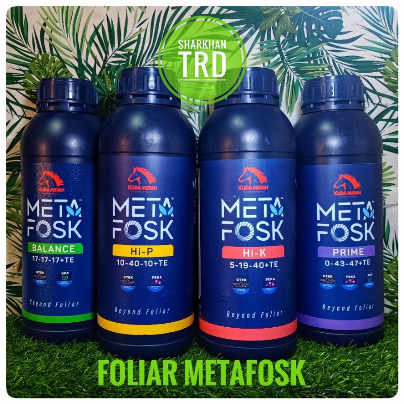 Botol 1 Liter METAFOSK Kuda Merah Baja Foliar Subur Tanaman Akar Anak ...