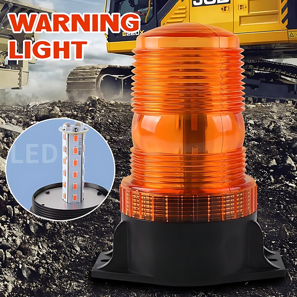 Emergency Led Vehicle Strobe 12V-24V Warning Light Magnetic Beacon D ...