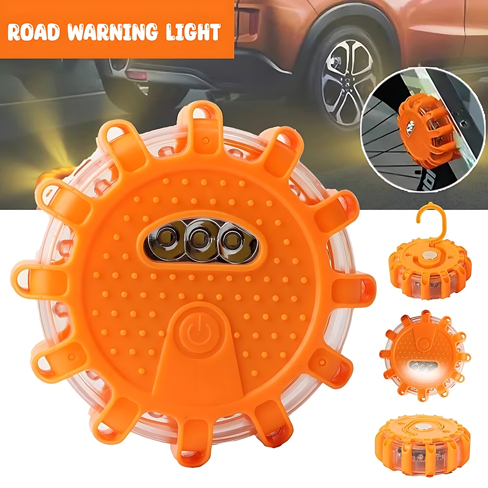 Road Warning Light LED Emergency Car Road Flares Warning Light Roadside ...
