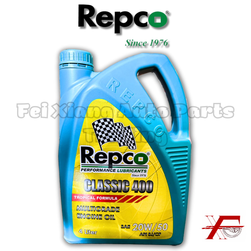 REPCO Classic 400 20W/50 API SJ CF Multigrade Engine Oil [4 Liter ...