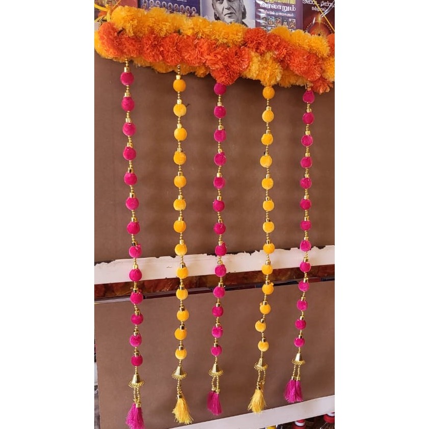 DECORATIONS THORANAM / WEDDING DECO ITEM/DEEPAVALI DECO ITEM | Shopee ...