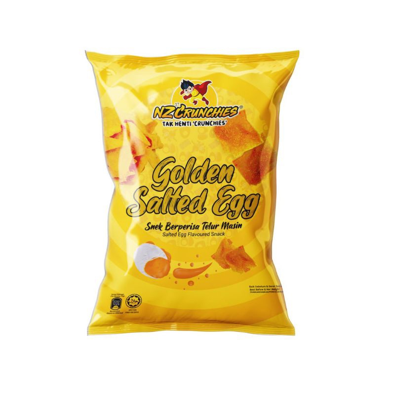 NZ Crunchies Viral 200G Snack Popia Terlazat 11 perisa Salted Egg ...