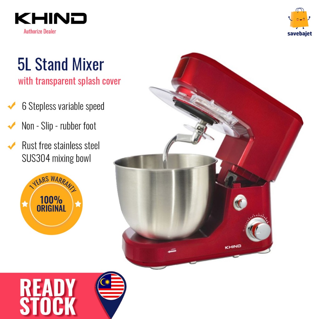 KHIND Stand Mixer (5L) SM500P SM506P | Shopee Malaysia