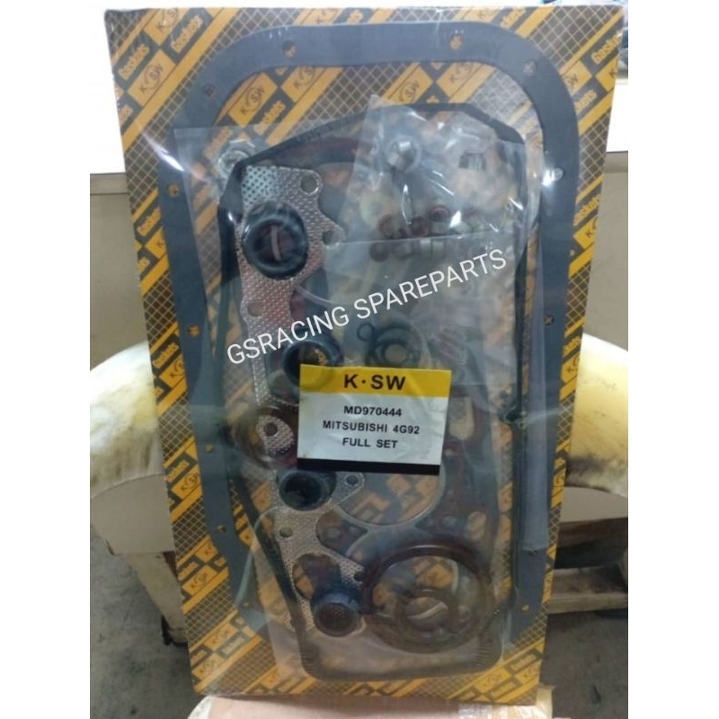 PROTON WIRA 1.6 4G92 ENGINE OVERHAUL GASKET (CARBON) FULL GASKET SET ...
