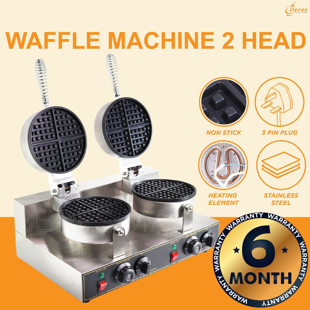 BERES Waffle Machine Mesin Waffle Maker Murah Pembakar Waffle Murah ...