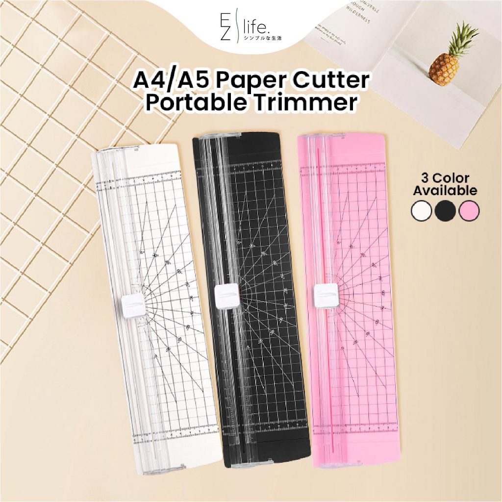 EzLife A4/A5 Paper Cutter Portable Trimmer Cutter Photo Cutter Office ...