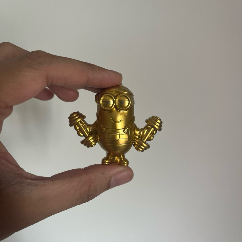 Macdonald’s mcd minion gold dumbbell overseas happy meal ( limited ...