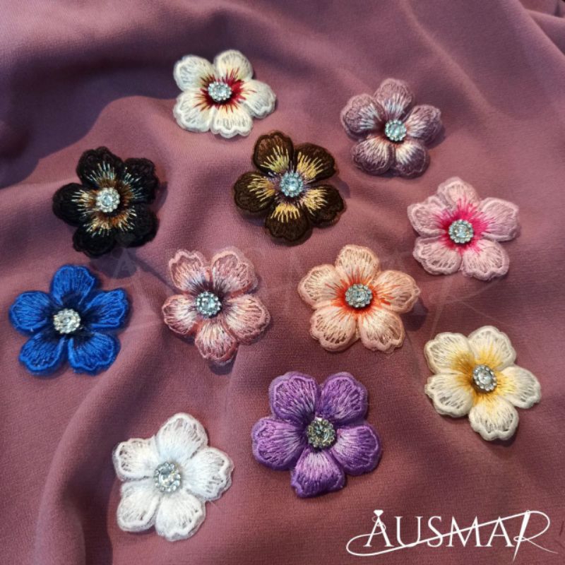 BUNGA 3D/ AKSESORI BAJU & TUDUNG (PCS) | Shopee Malaysia
