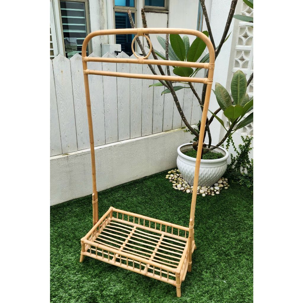 CLOTH HANGING RATTAN RACK | Shopee Malaysia