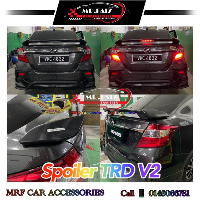 SPOILER BEZZA ORIGINAL ABS BEZZA SPOILER SPOILER GEAR UP SPOILER TRD V2 ...