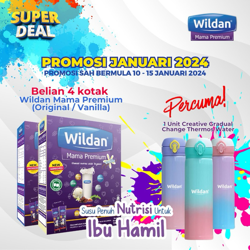 💙 Wildan Mama Premium x4 Susu Kambing Milk Goat Original Vanilla Asli ...