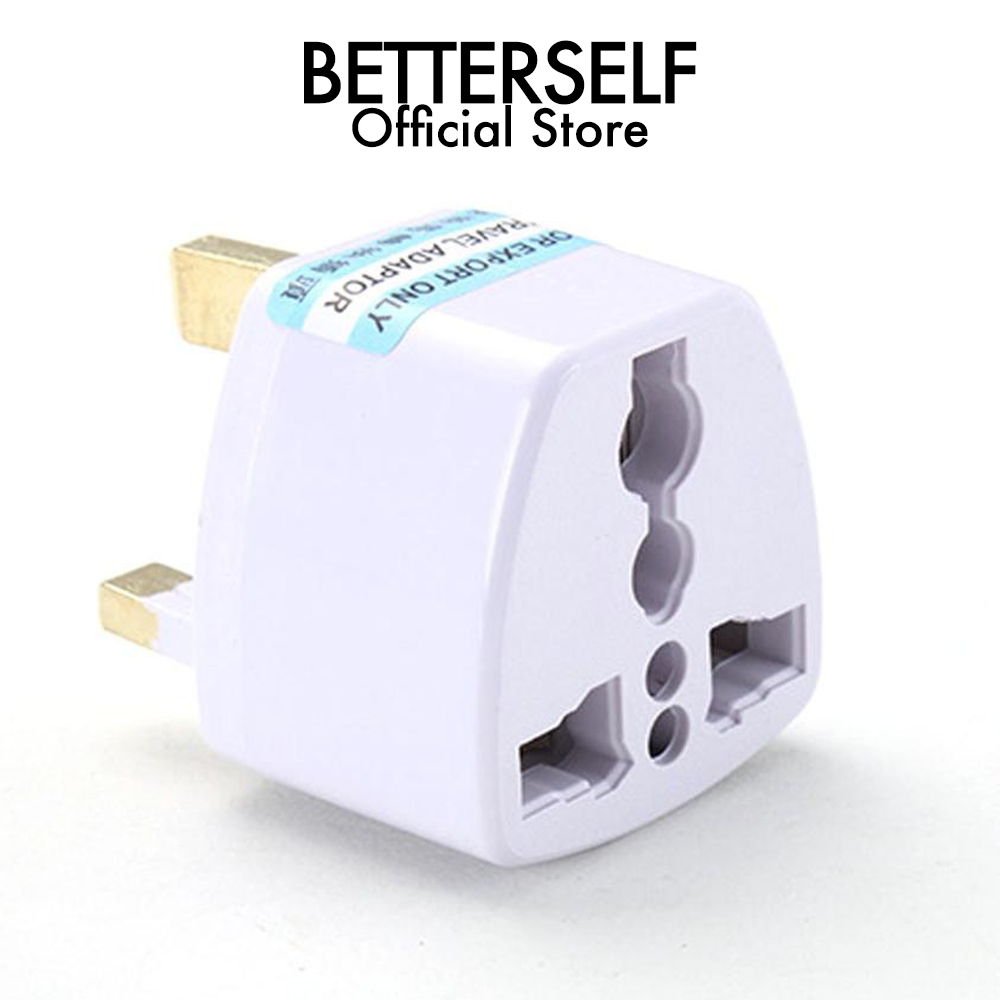 Premium Malaysia 3 Pin Universal Adapter Converter Travel UK Plug (Plug ...