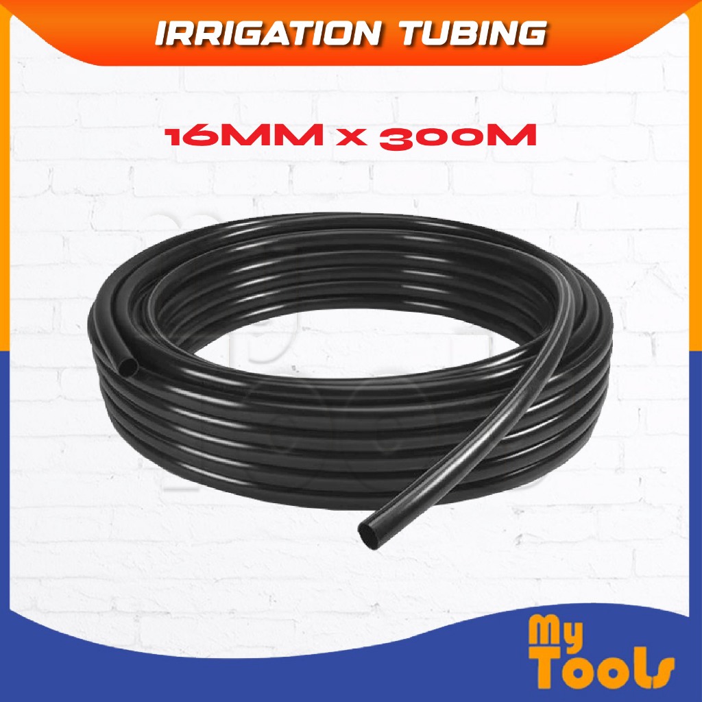 Mytools 16mm x 300Meter Irrigation Water Tubing Pipe Polytube Hose LDPE ...