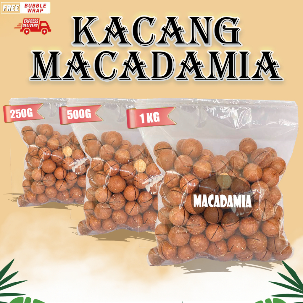 Kacang Loceng Macadamia Nuts Premium 250g 500g 1kg | Shopee Malaysia