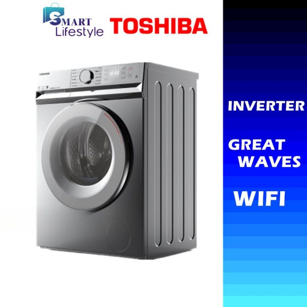 TOSHIBA FRONT LOAD WASHING MACHINE with WIFI TW-BL105A4M(SS) TW-BL95A4M(SS) | Shopee Malaysia