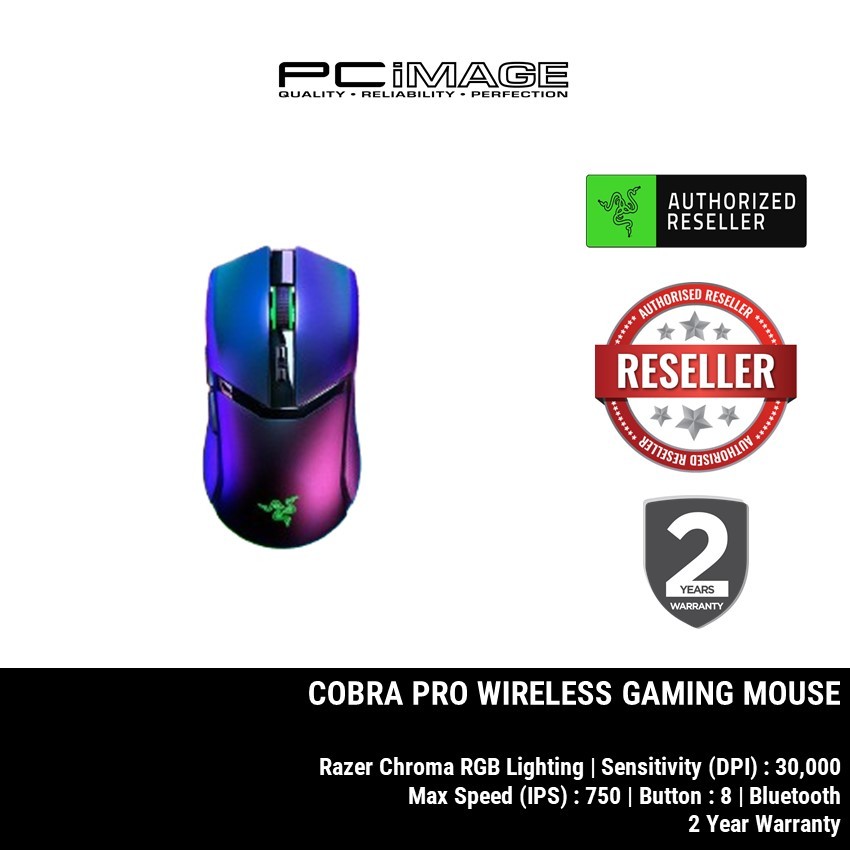 RAZER Cobra Pro Customizable Wireless Gaming Mouse with Razer Chroma ...