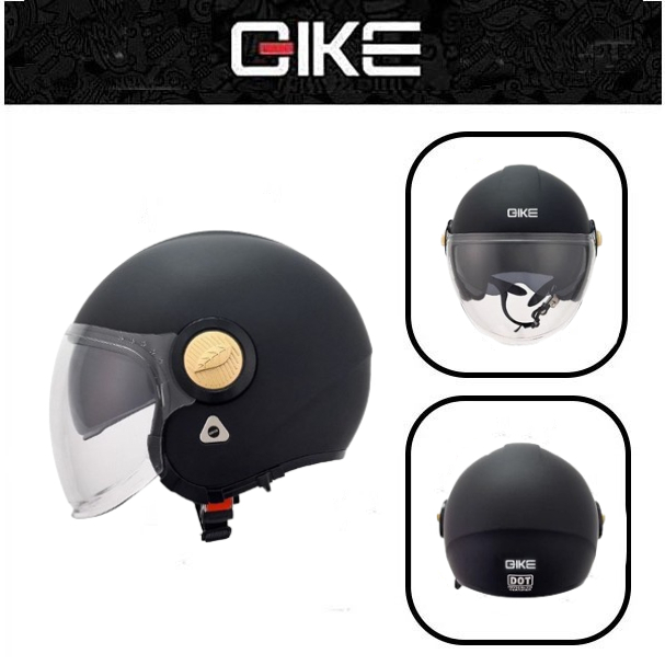 QIKE 002 half face motorcycle helmet open face helmets four season jet ...