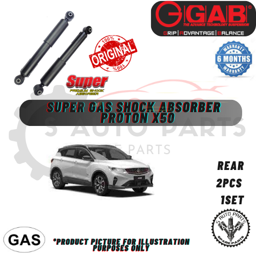 PROTON X50 (REAR 2PCS) 100% ORIGINAL (GAB) SUPER GAS SHOCK ABSORBER | Shopee Malaysia