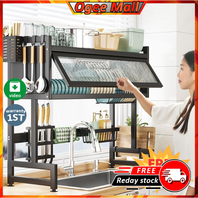 Sink Cabinet Steel Sink Rack Kitchen Rack Storage Rack Dish Drainer ...