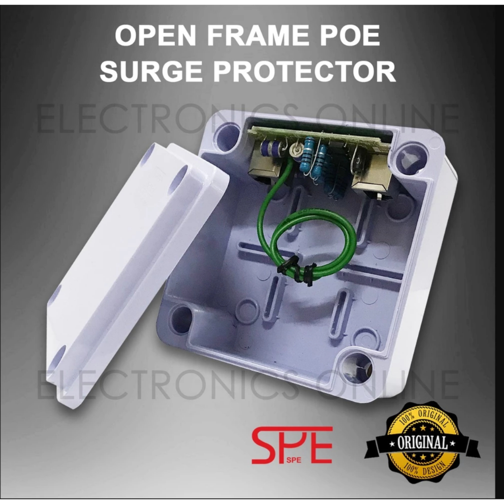 SPE Open Frame POE Surge Protector POE Lightning Surge Protector IP ...