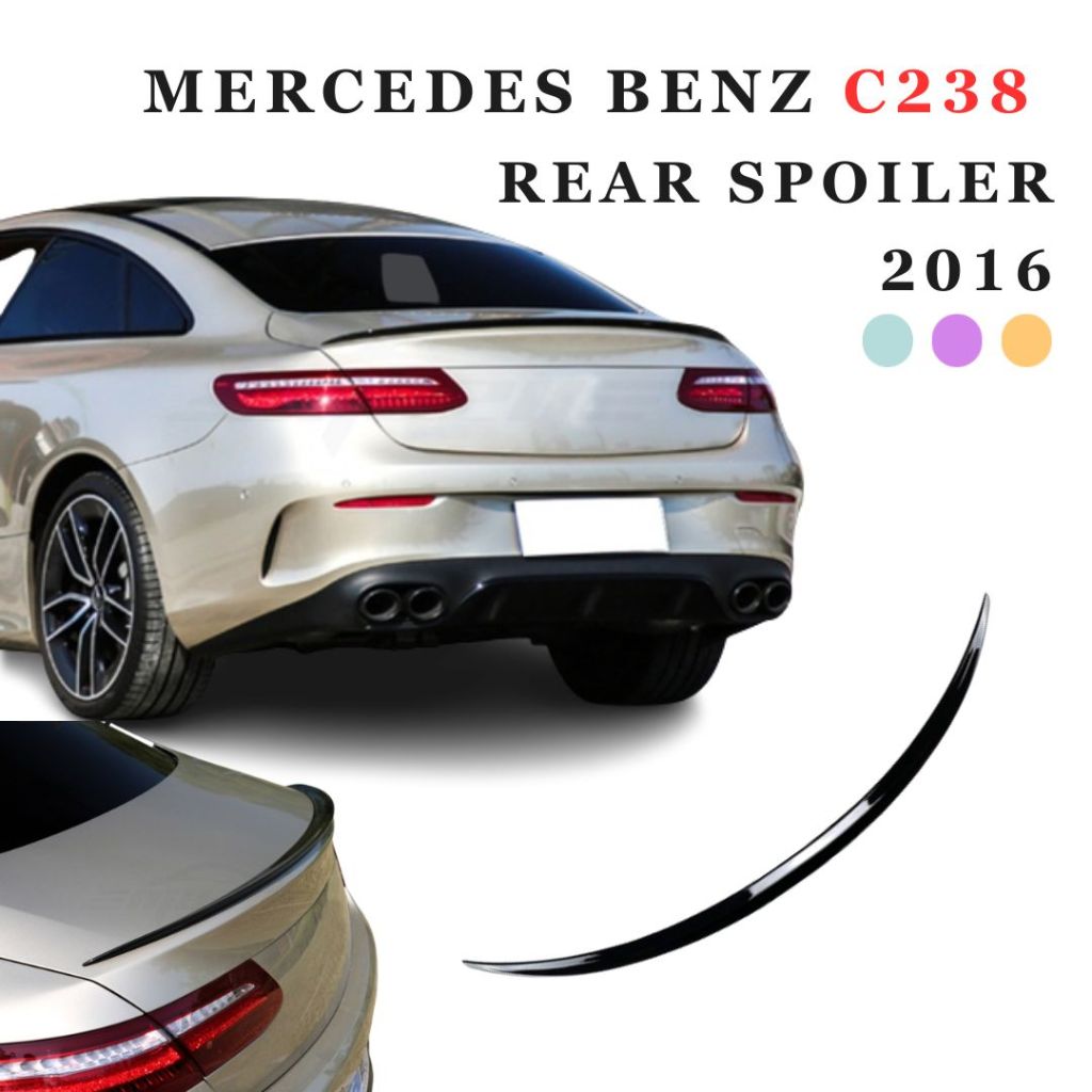Mercedes Benz E Class Coupe C238 W238 Rear Spoiler - Gloss Black ...