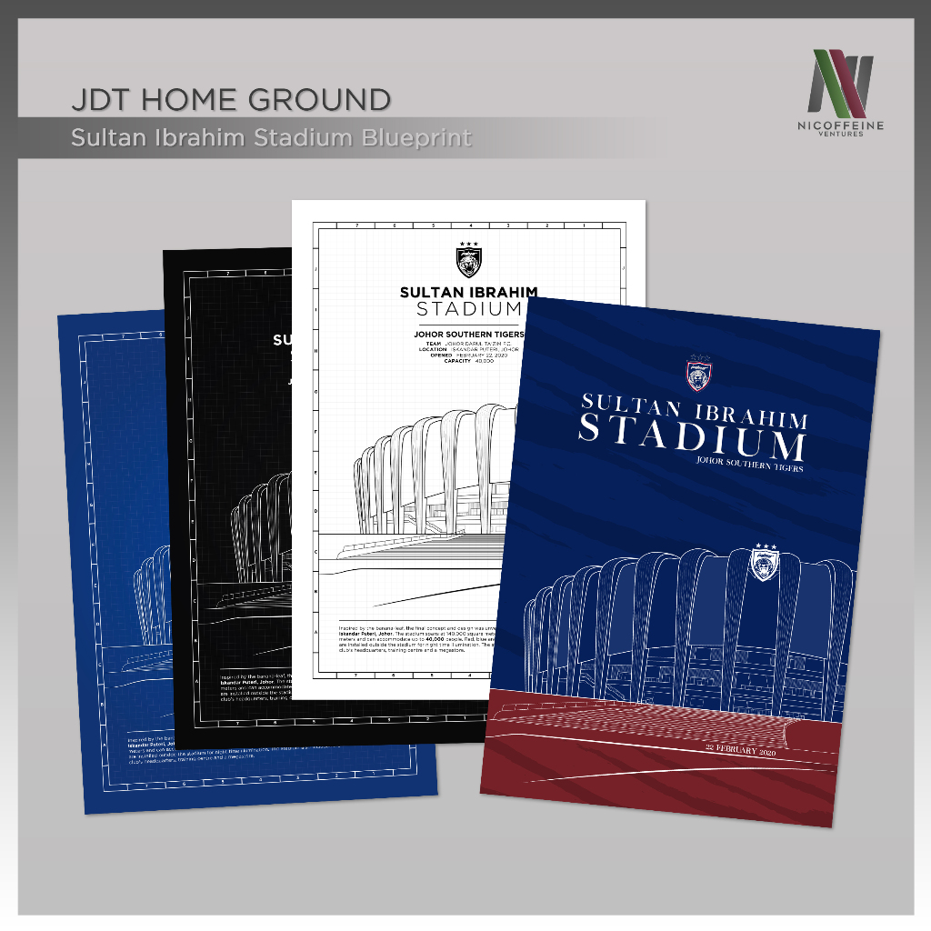 [Poster Only] JDT Johor Sultan Ibrahim Stadium Harimau Selatan Minimal ...