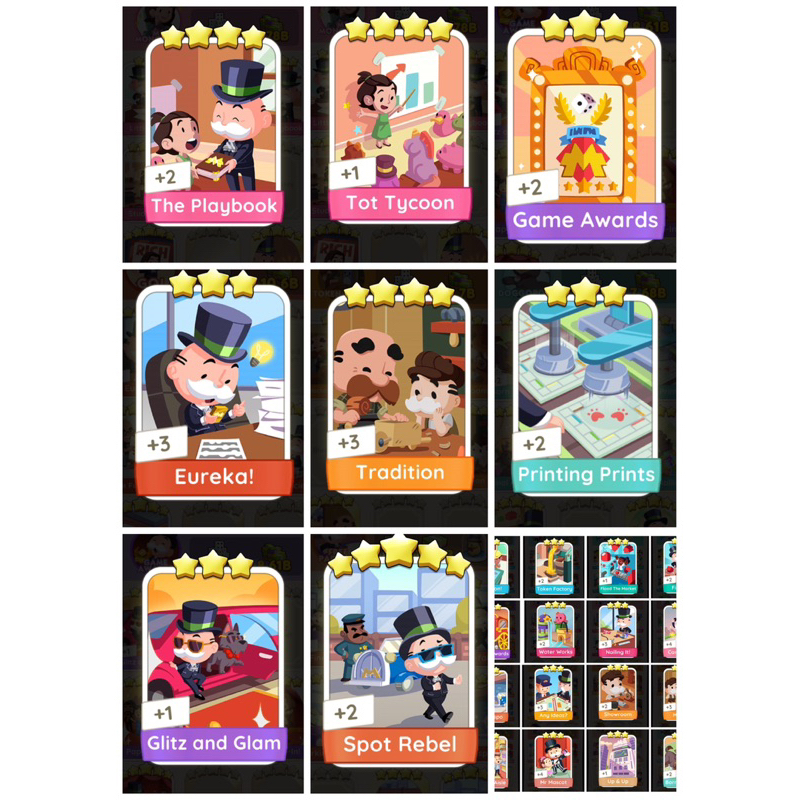 sticker monopoly pm . | Shopee Malaysia