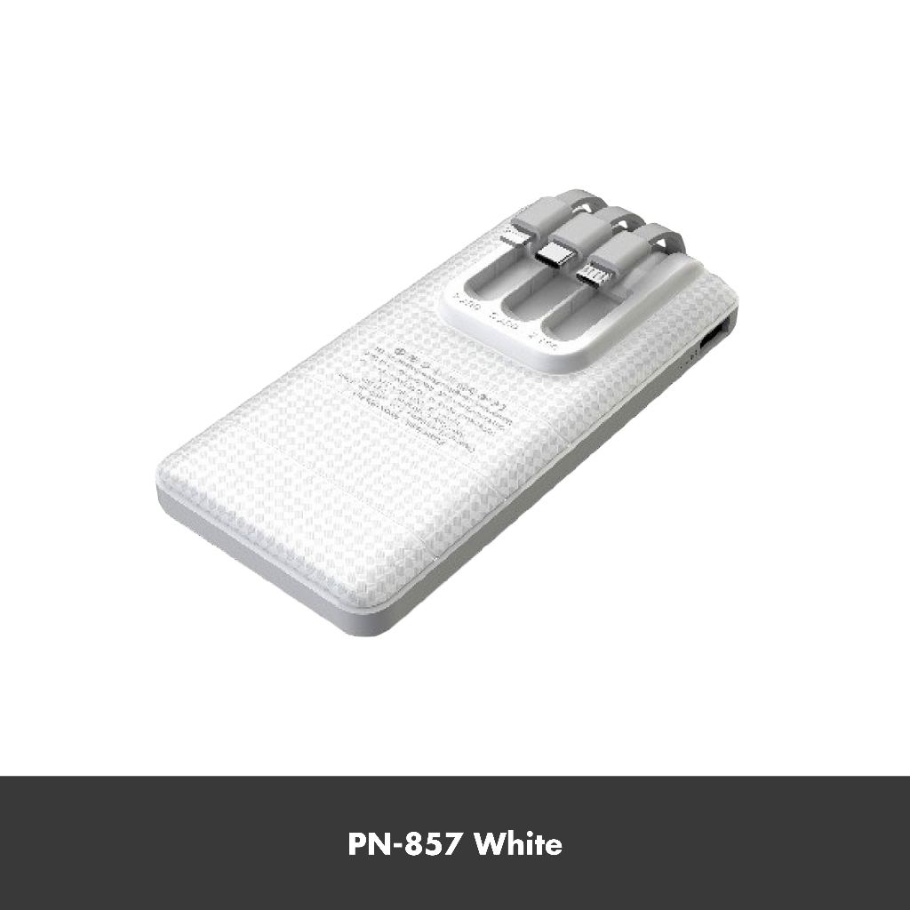Pineng PN-857 10000mAh Portable Powerbank w/ Built-In Cable Type-C ...