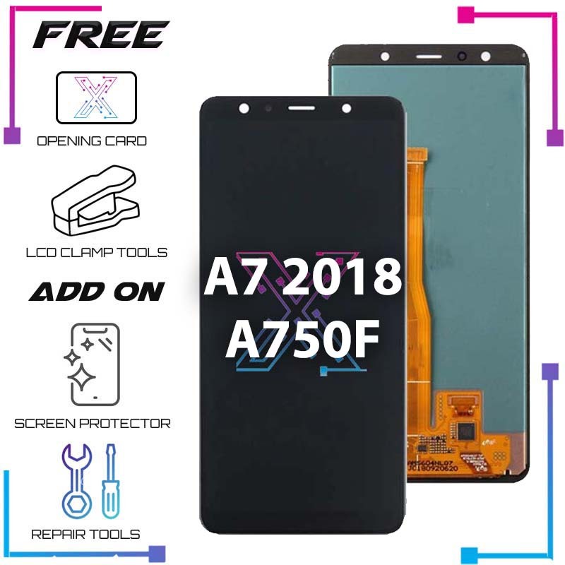 LCD SCREEN DISPLAY FOR SAMSUNG A7 2018 A750F | Shopee Malaysia